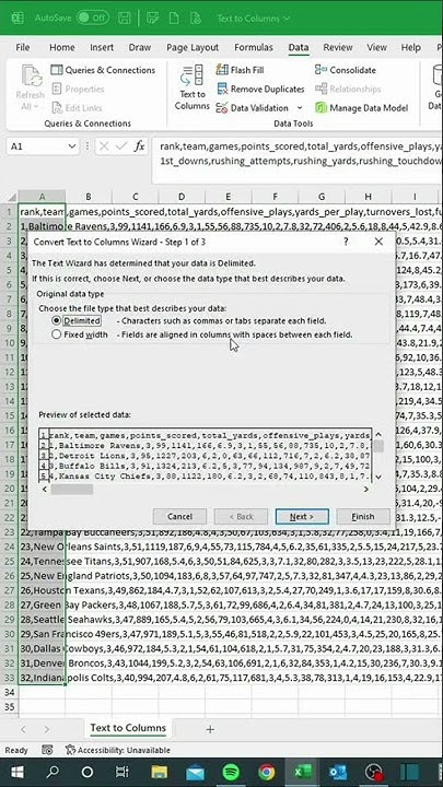 How to cleanup messy data in Excel #shorts - YouTube