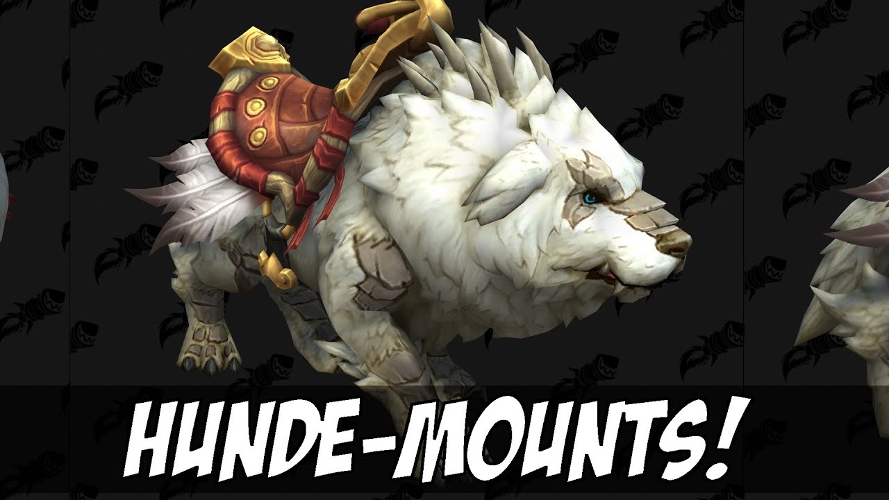 HUNDE-MOUNTS in World of Warcraft! Blizzard bringt 6 Stück in Patch 10. ...
