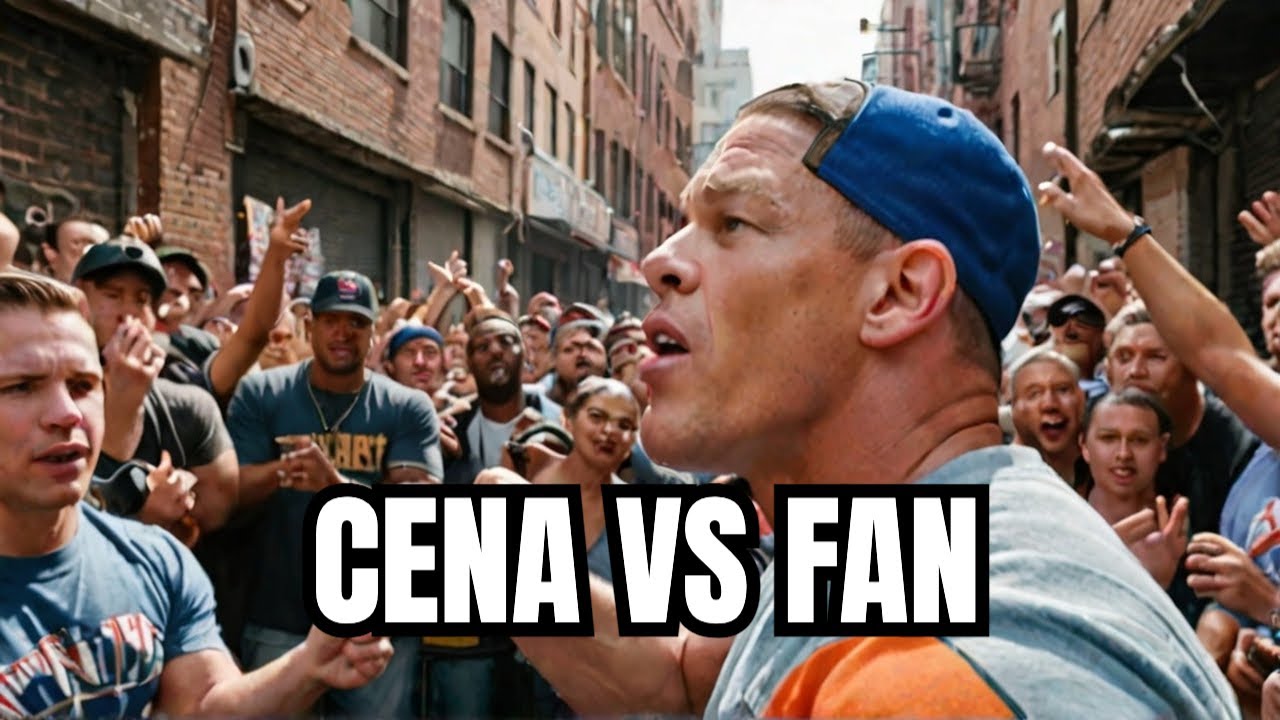 JOHN CENA RAP BATTLES A FAN🤣🔥\\ #wwe #johncena #wweraw - YouTube