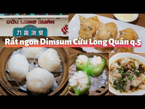 Sài Gòn: Rất ngon Dimsum Cửu Long Quán q.5, Há cảo tôm cắn đã miệng ...