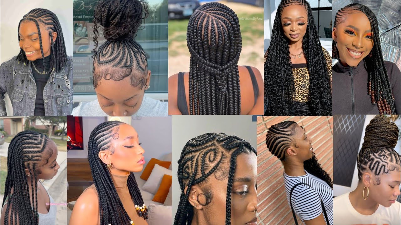 Elegant Cornrows: The Classy Side of Braids hairstyles ||black woman ...