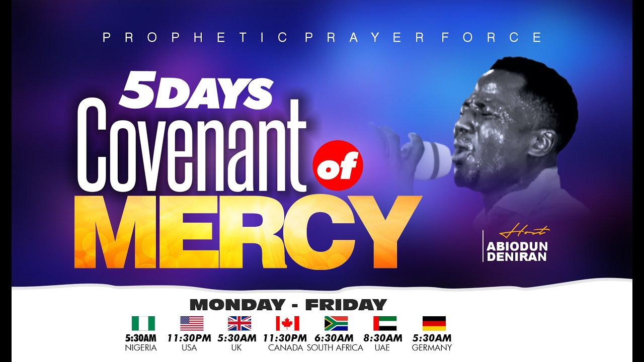 POWERFUL PRAYERS FOR COVENANT OF MERCY DAY 04 || BY YOUR MERCY LORD ...