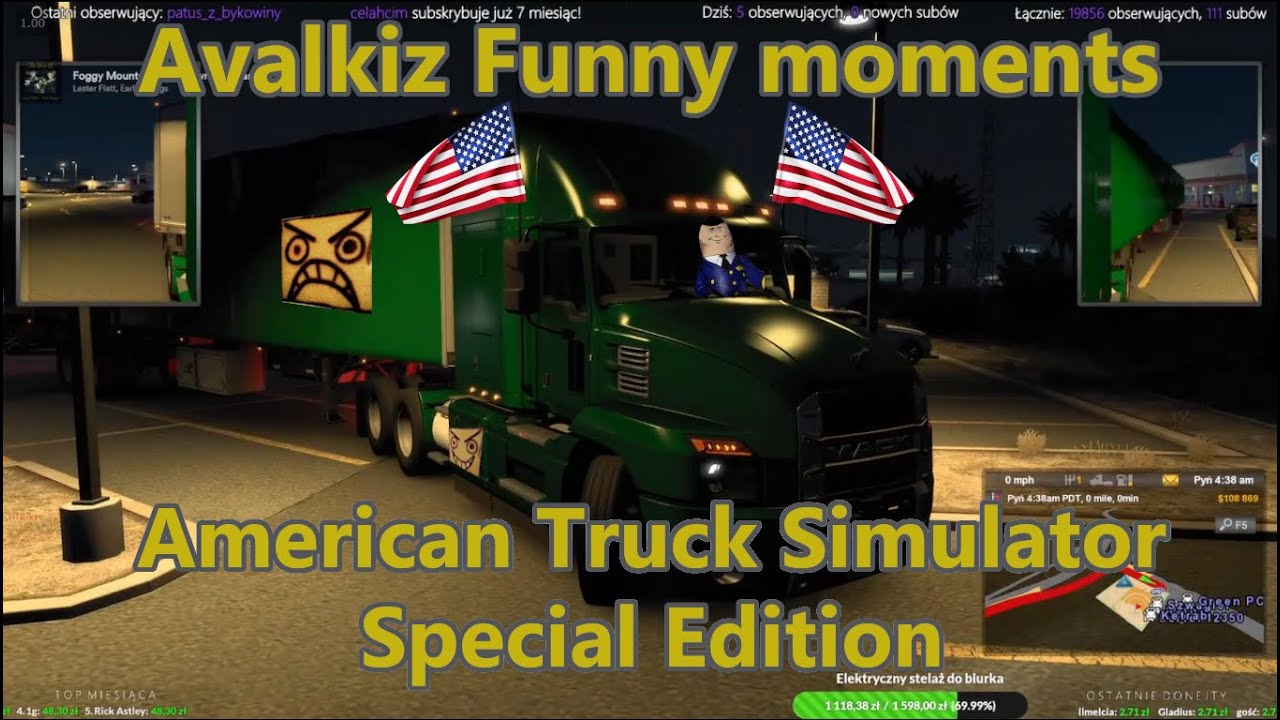 Avalkiz ATS Funny Moments - YouTube