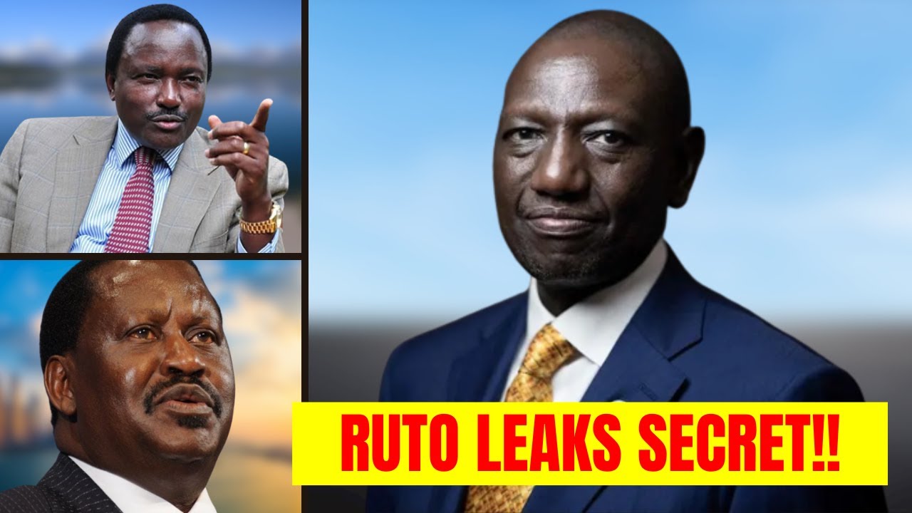 Did Ruto Just Spill the Beans on Raila's Secret Plan to Back Kalonzo in ...