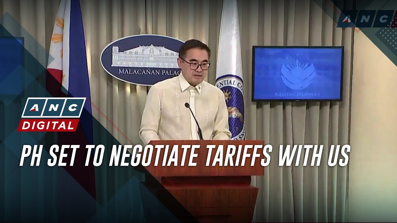 PH set to negotiate tariffs with US | ANC - YouTube