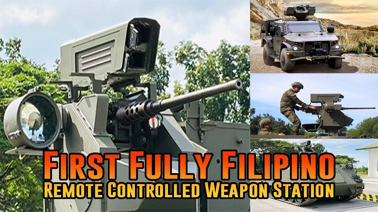 Philippine Army Unveils First Fully Filipino-Made Remote Weapon Station ...