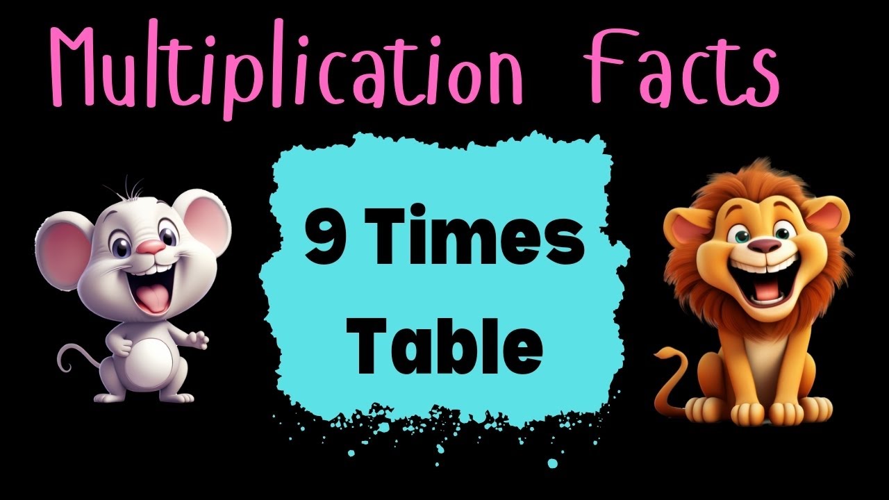 9 Times Table | Multiplication Facts | Flashcards | Learn to Multiply ...