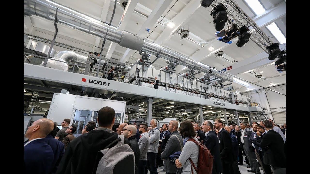 Video per eventi BOBST Coating Pilot Line Open House 2019 live demo #2 ...