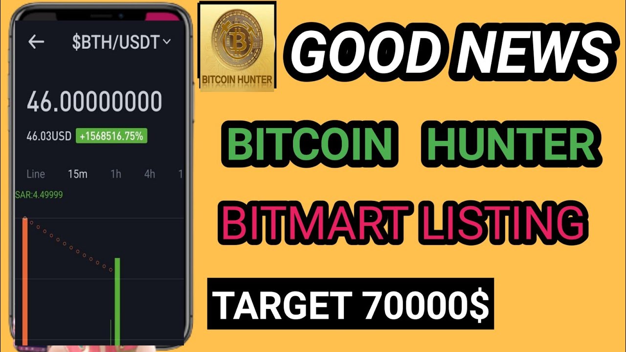 🥵 BITCOIN HUNTER 🤢 BOOM BOOM 🔥 BITMART LISTING 💰PER COIN 70000$ TARGET ...