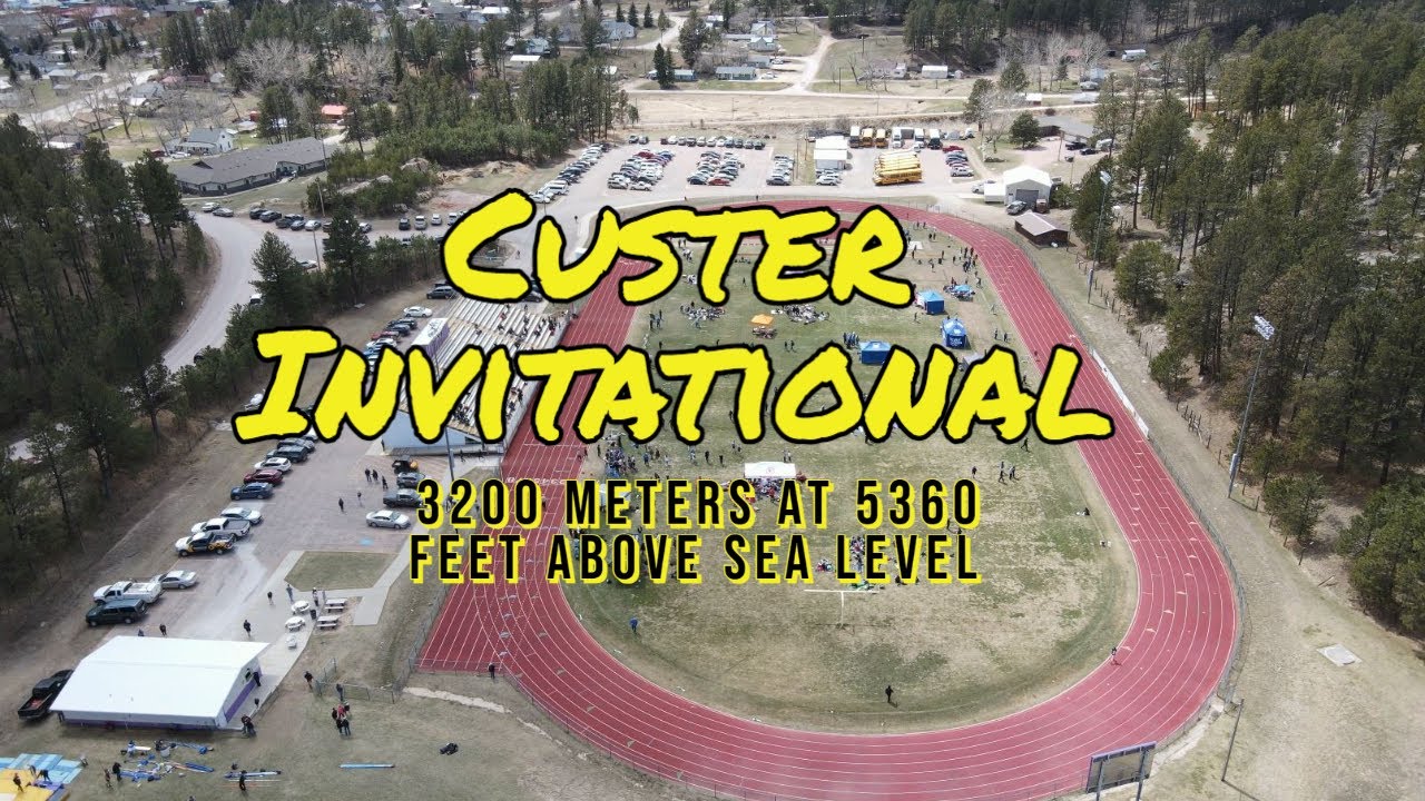 Custer Invitational 3200 meters - YouTube