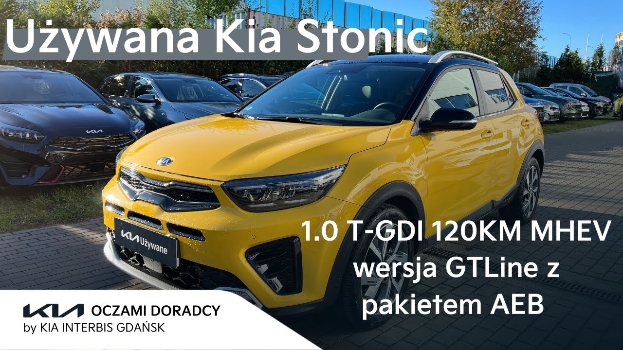 Używana Kia Stonic [1.0 T-GDI 120KM 6iMT MHEV] wersja GTLine z pakietem ...