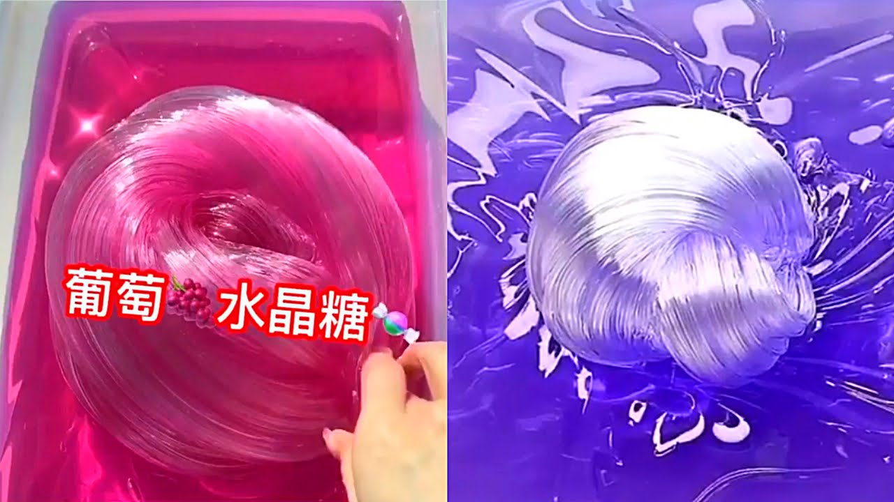 Bubble popping Slime ASMR- satisfying slime ASMR video compilation ...