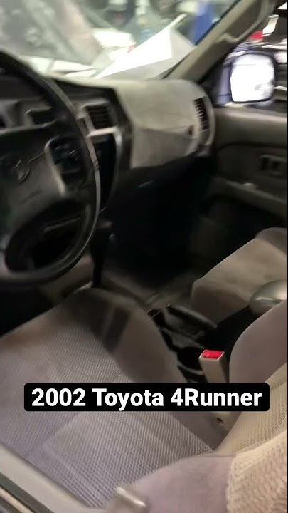 2002 Toyota 4Runner 2WD Automatic. - YouTube