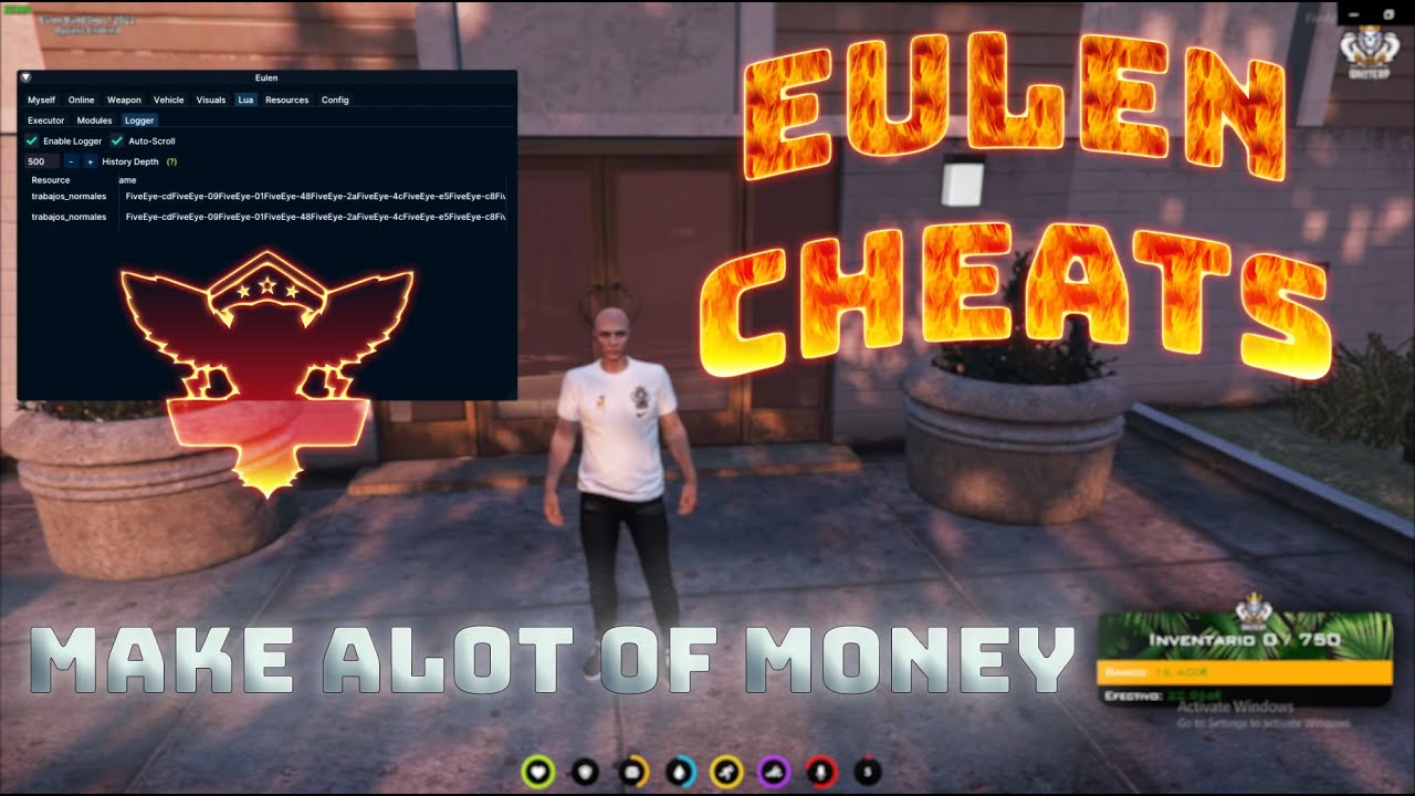 FiveM Eulen | How to Get Money with Eulen Part 2 | Ez FiveEye - YouTube