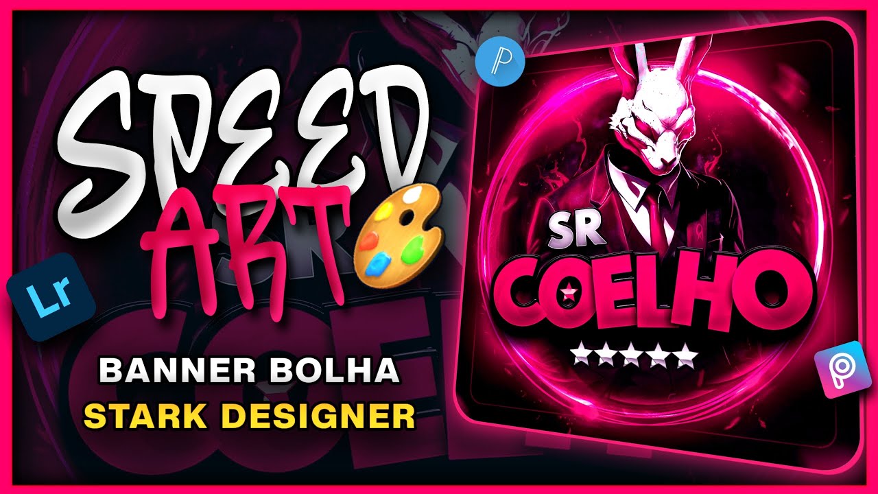 🎨SPEED ART (Sr Coelho) - BANNER BOLHA | Stark Designer - YouTube