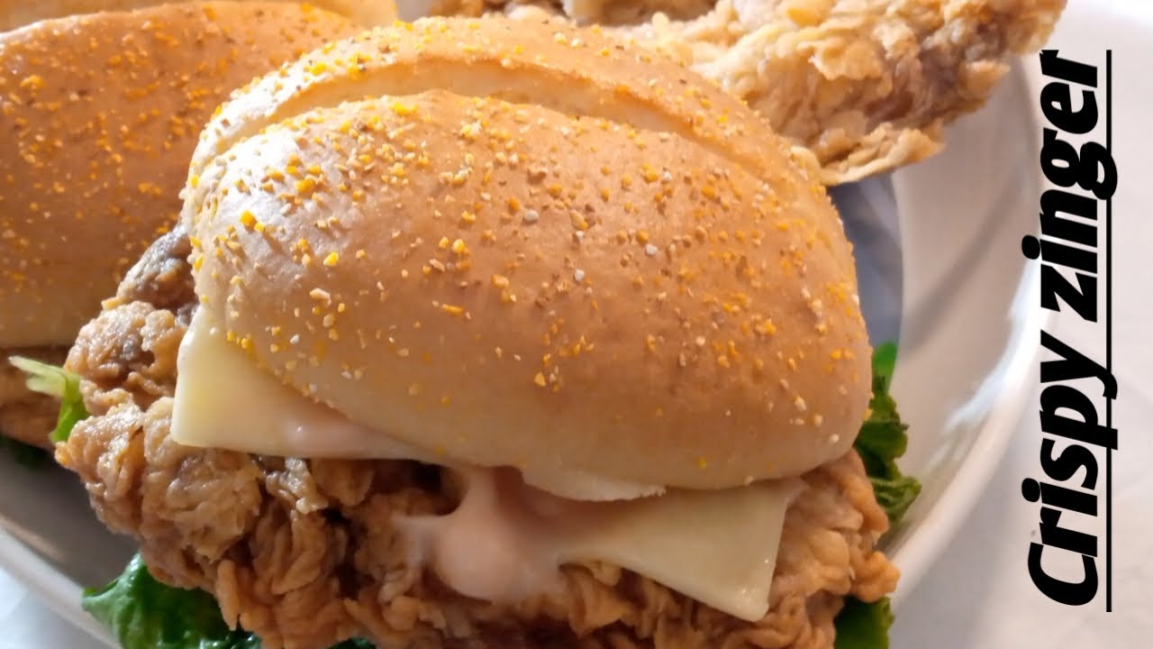 How to make crispy zinger - Crispy zinger recipe - Naz ki kitchen ...