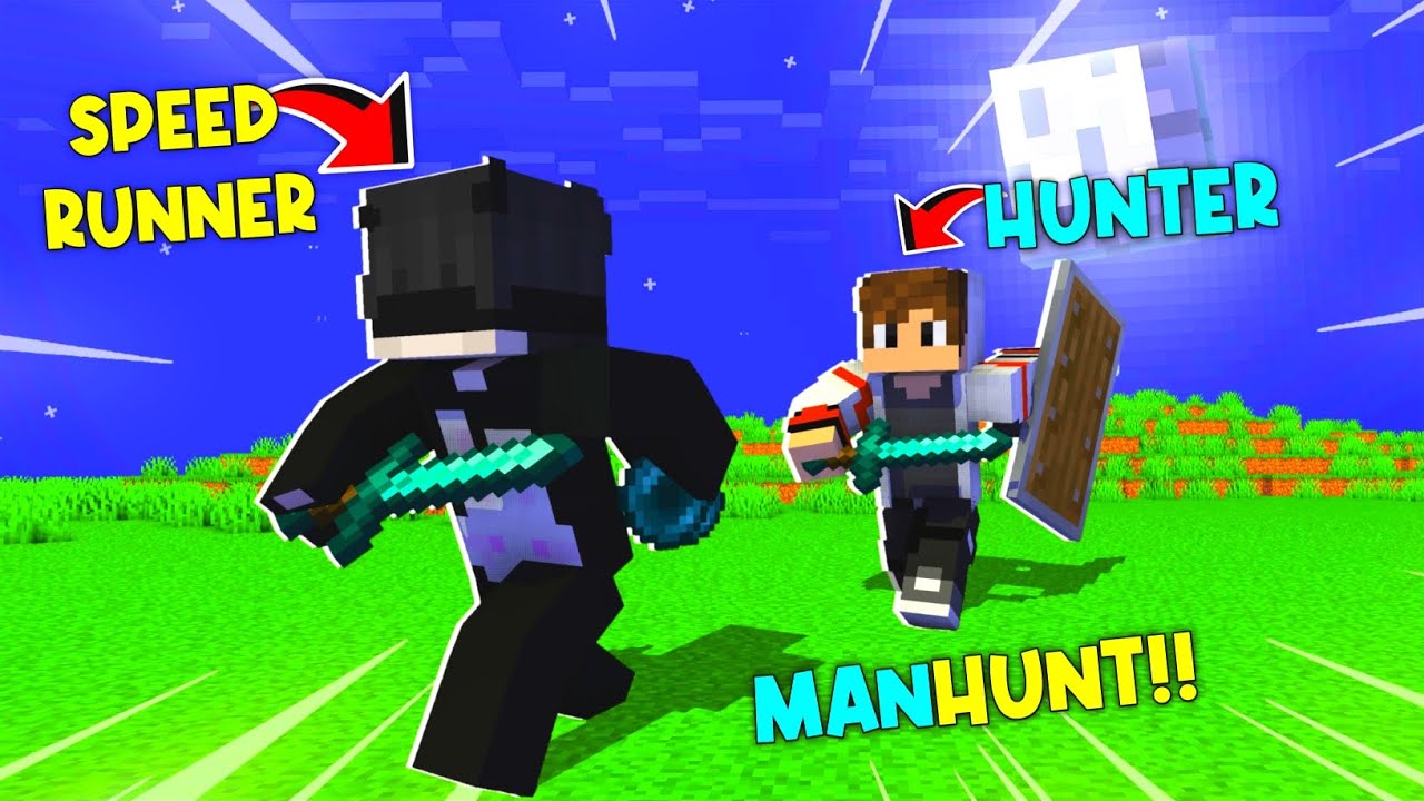 SpeedRunner Vs Hunter | Manhunt | - YouTube