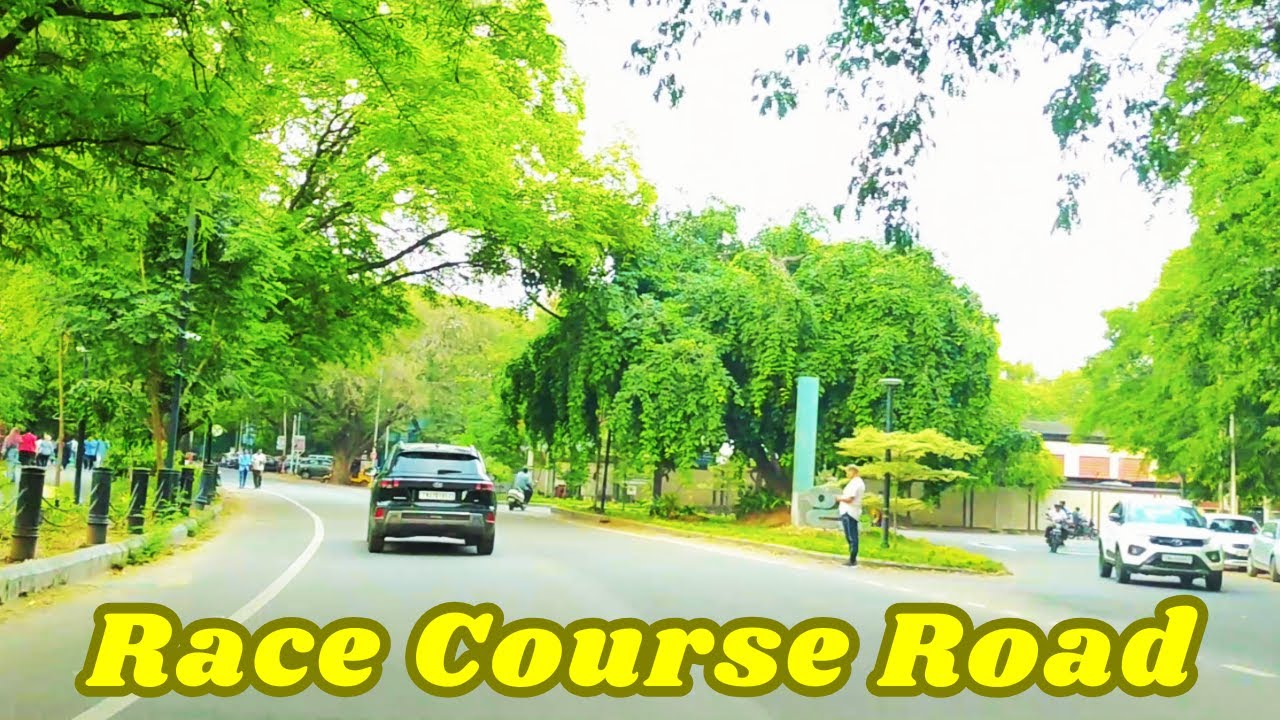 Race Course Road Coimbatore | Scenic Road View from Car - YouTube