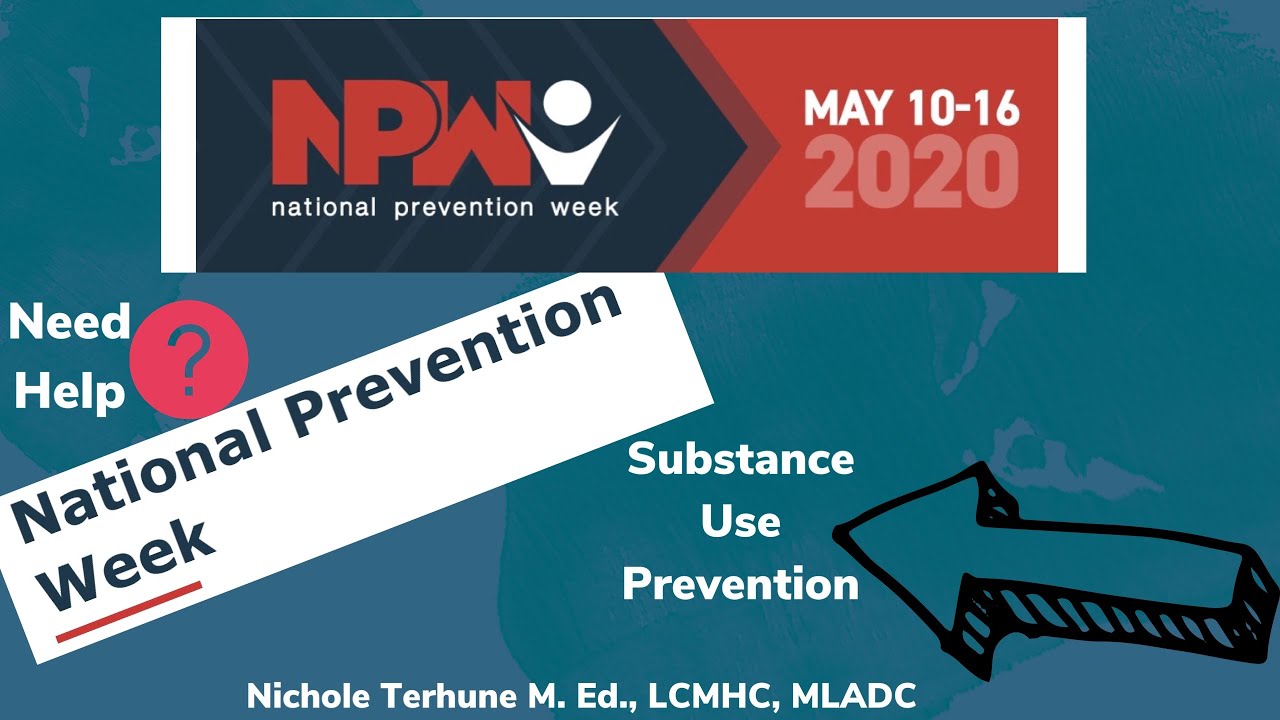 National Prevention Week 2020 - YouTube