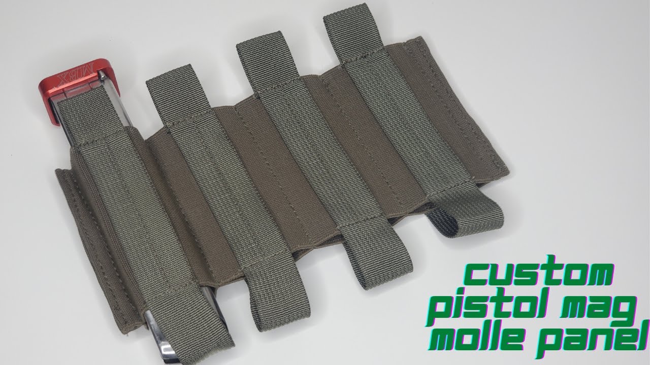 Custom Pistol Magazine Pouch - Start to Finish - Chill Sewing Vibes ...