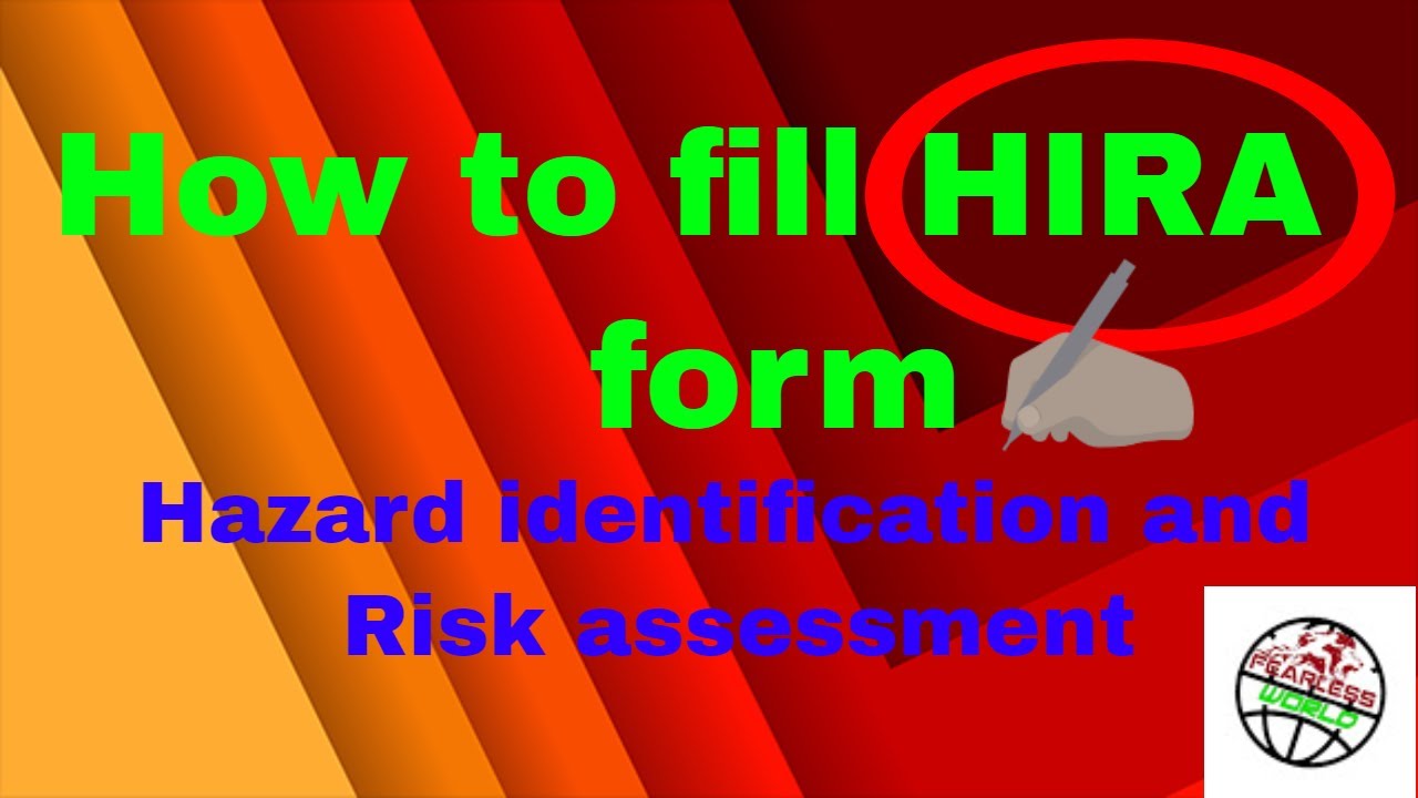 How to fill HIRA form and guidlines - YouTube