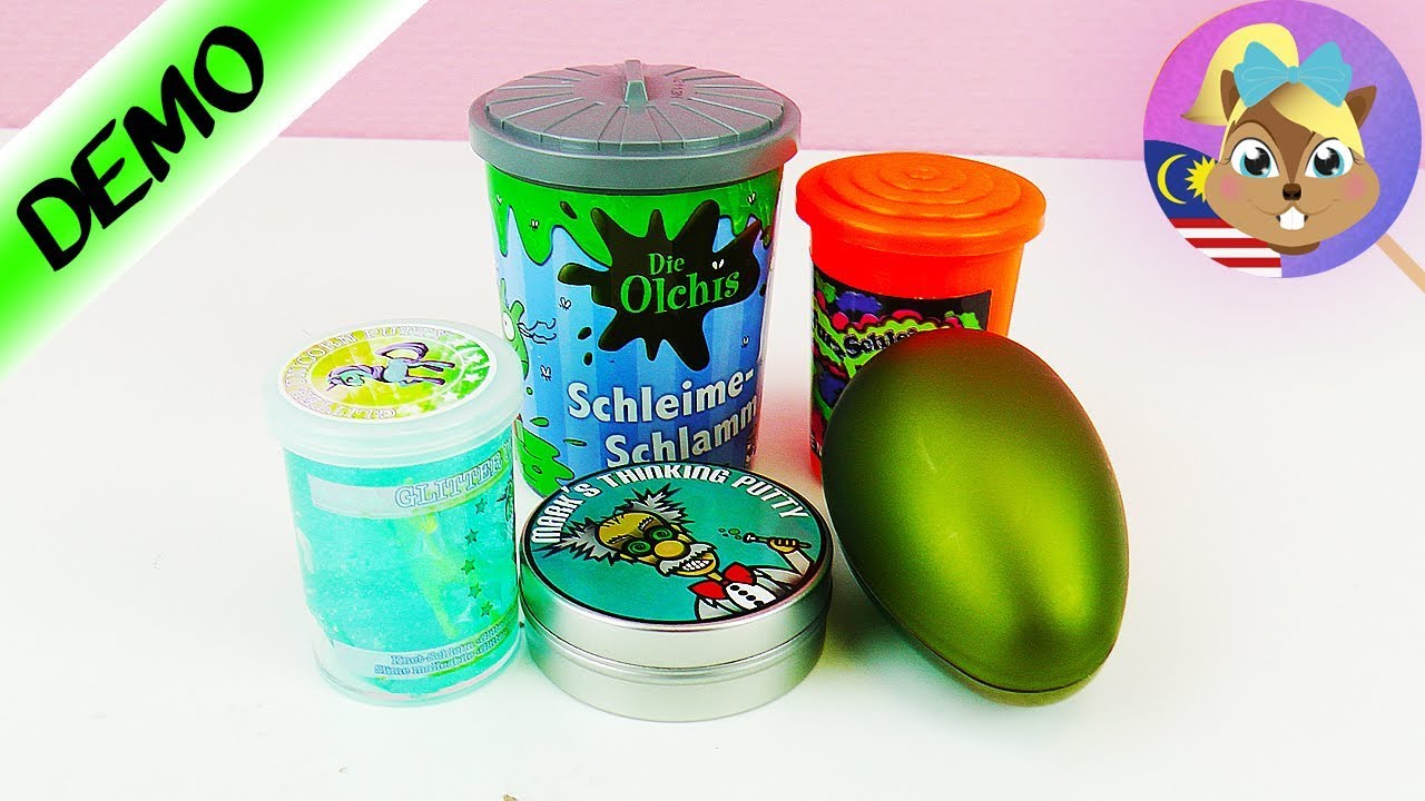 5 jenis SLIME & GLIBBER yang cool | Dunia Tanah liat Intelligent, Slime ...