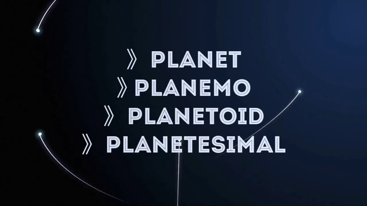 What are Planet, Planemo , Planetoid, Planetesimal? - YouTube