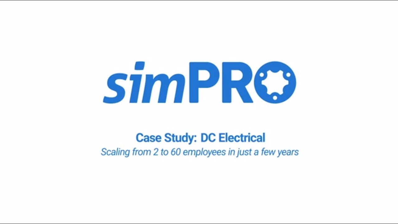 simPRO Case Study: DC Electrical - YouTube