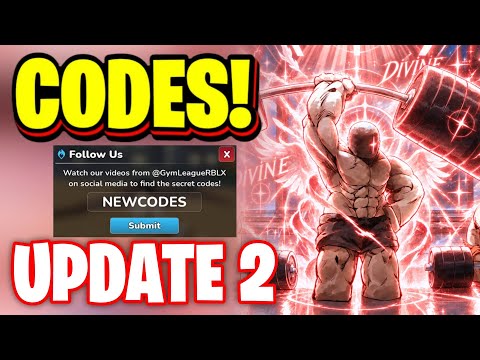 *NEW* ALL DIVINE UPDATE 2 CODES FOR GYM LEAGUE! ROBLOX GYM LEAGUE CODES