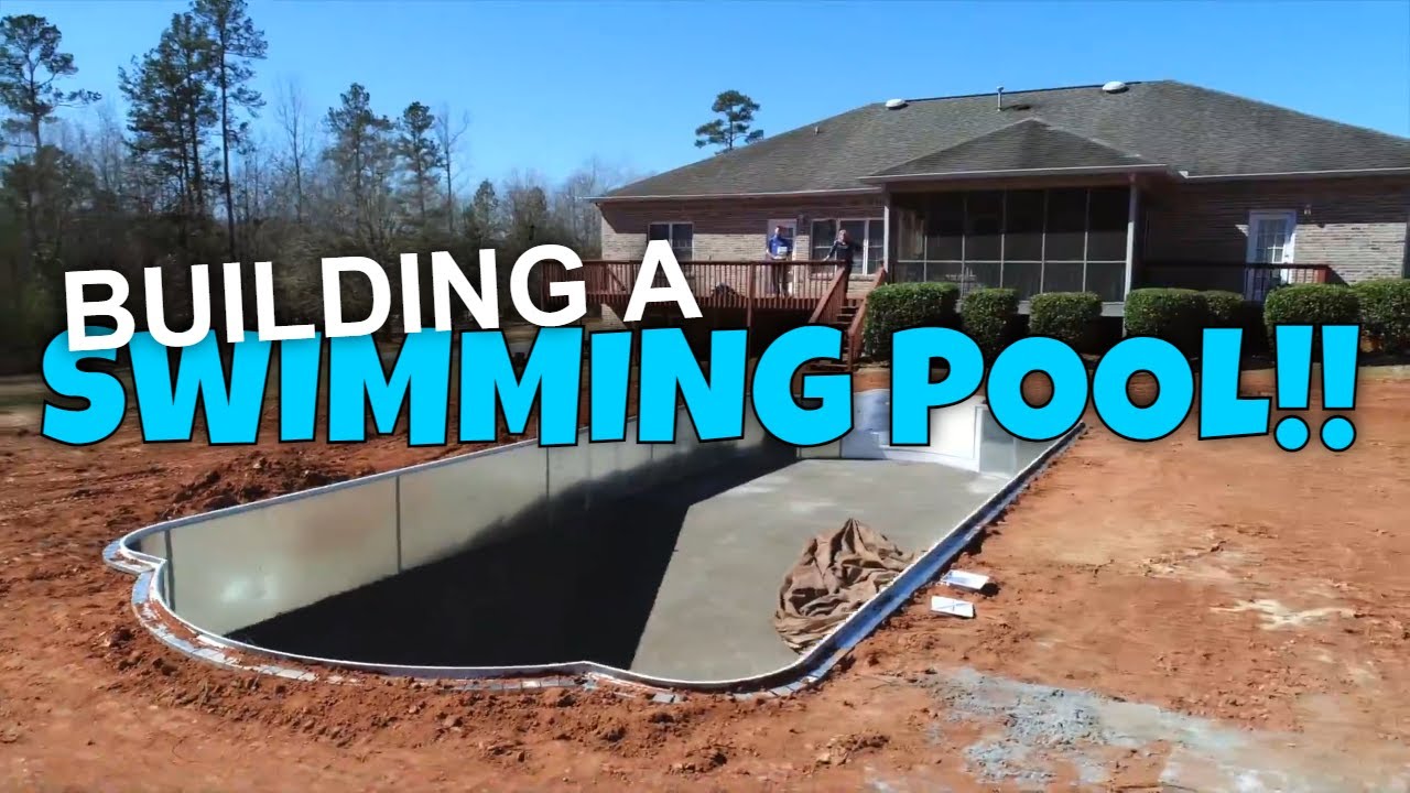 Swimming Pool Installation | START TO FINISH! - YouTube