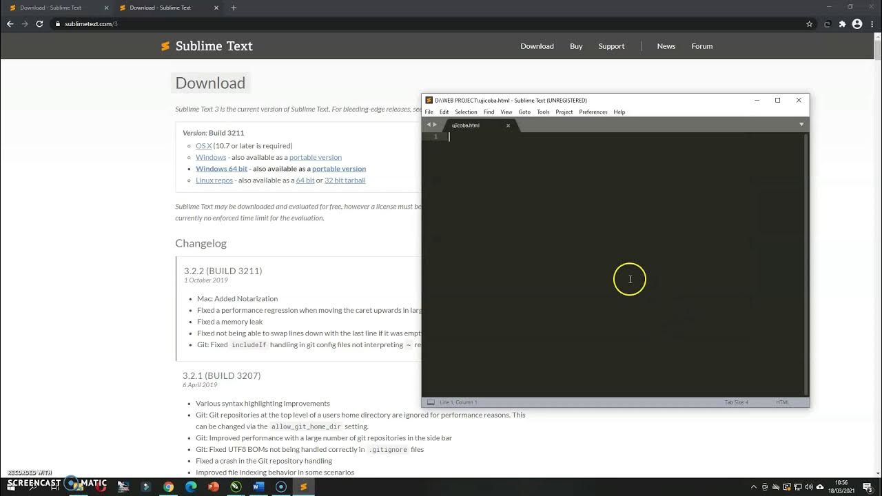 Tutorial Sublime Text (Video 1 Instalasi) - YouTube
