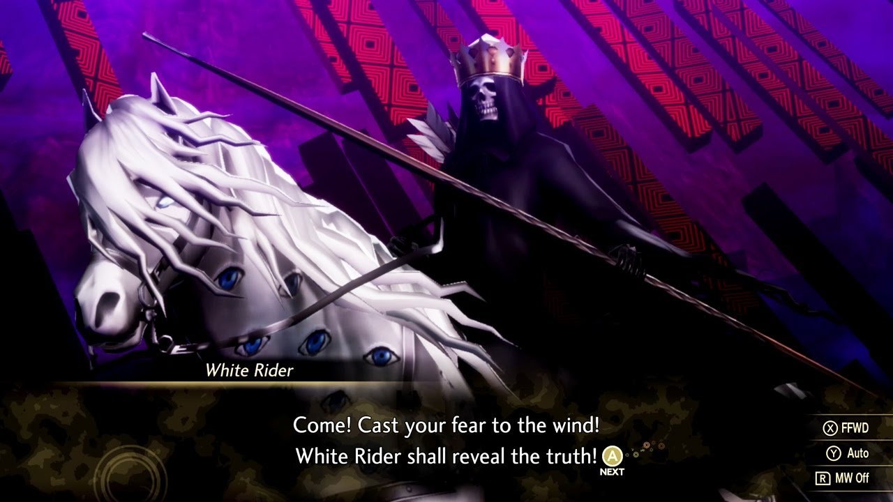 Shin Megami Tensei 5 - Boss White Rider [HARD] - YouTube