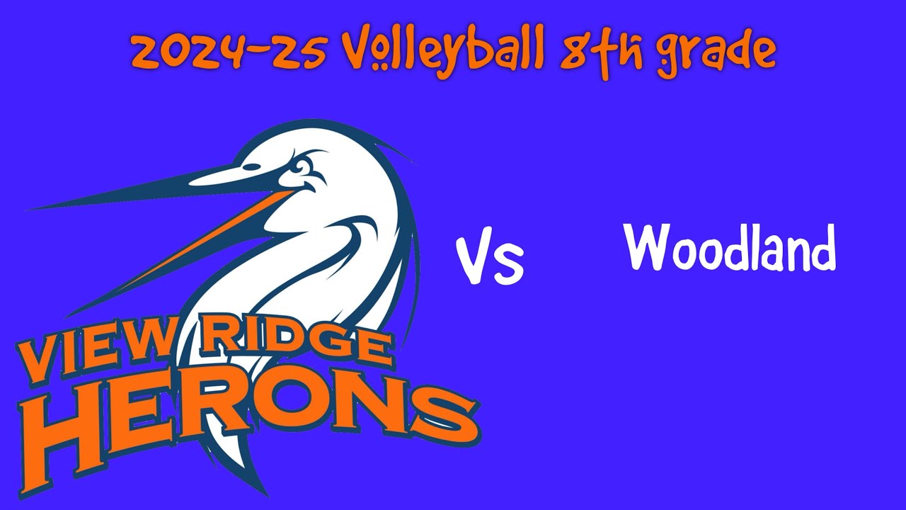 2024 View Ridge Middle School 8th Grade Volleyball vs Woodland - YouTube