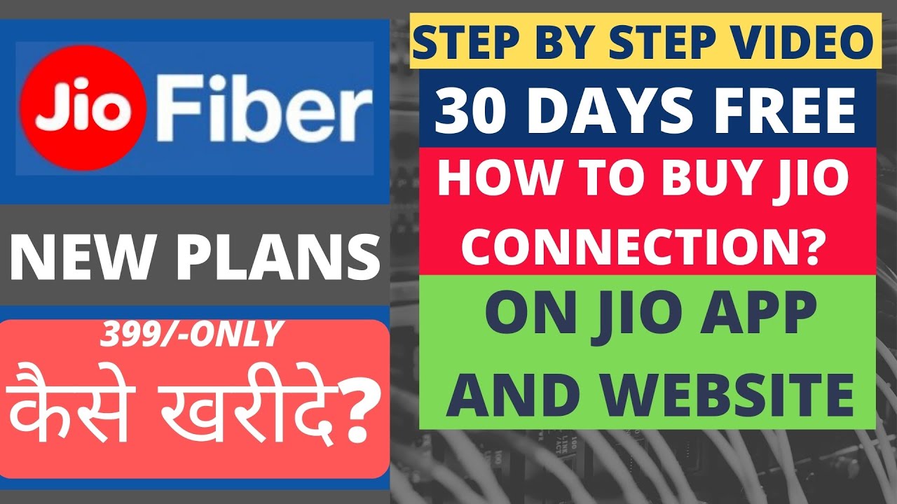 HOW TO REGISTER/BOOK JIO FIBER CONNECTION VIA MY JIO APP AND WEBSITE ...