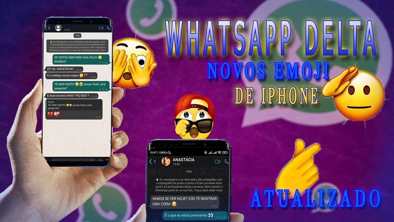 COMO BAIXAR E INSTALAR O WHATSAPP DELTA [ ( MELHOR WHATSAPP DO MOMENTO ...