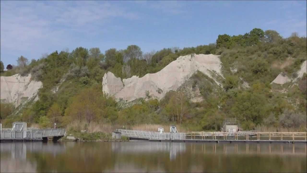 Scarborough Bluff View from the Bottom in bluffer's Park Ontario - YouTube