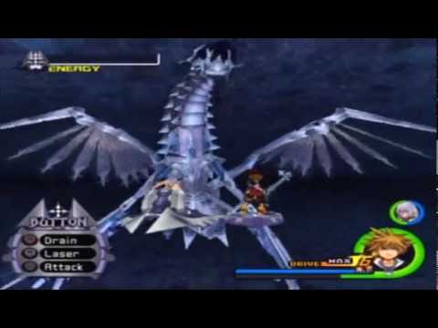 Kingdom Hearts II Final Boss: Xemnas and the Nobody Dragon - YouTube