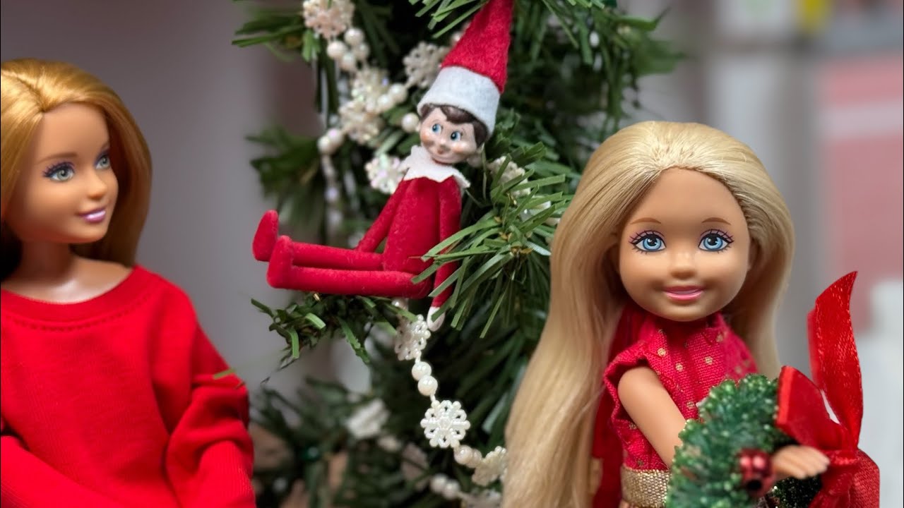 Barbie- The Elf on The Shelf Surprise - YouTube