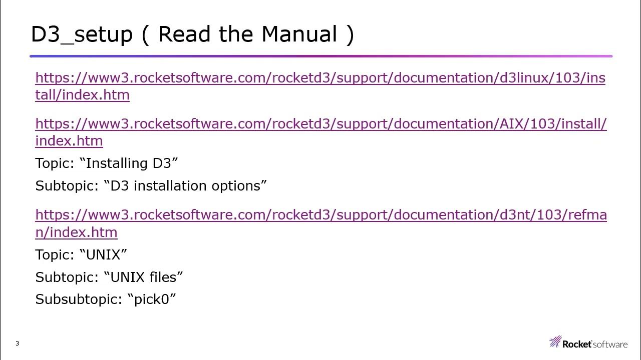 1. Introduction to simplification of D3_setup - YouTube