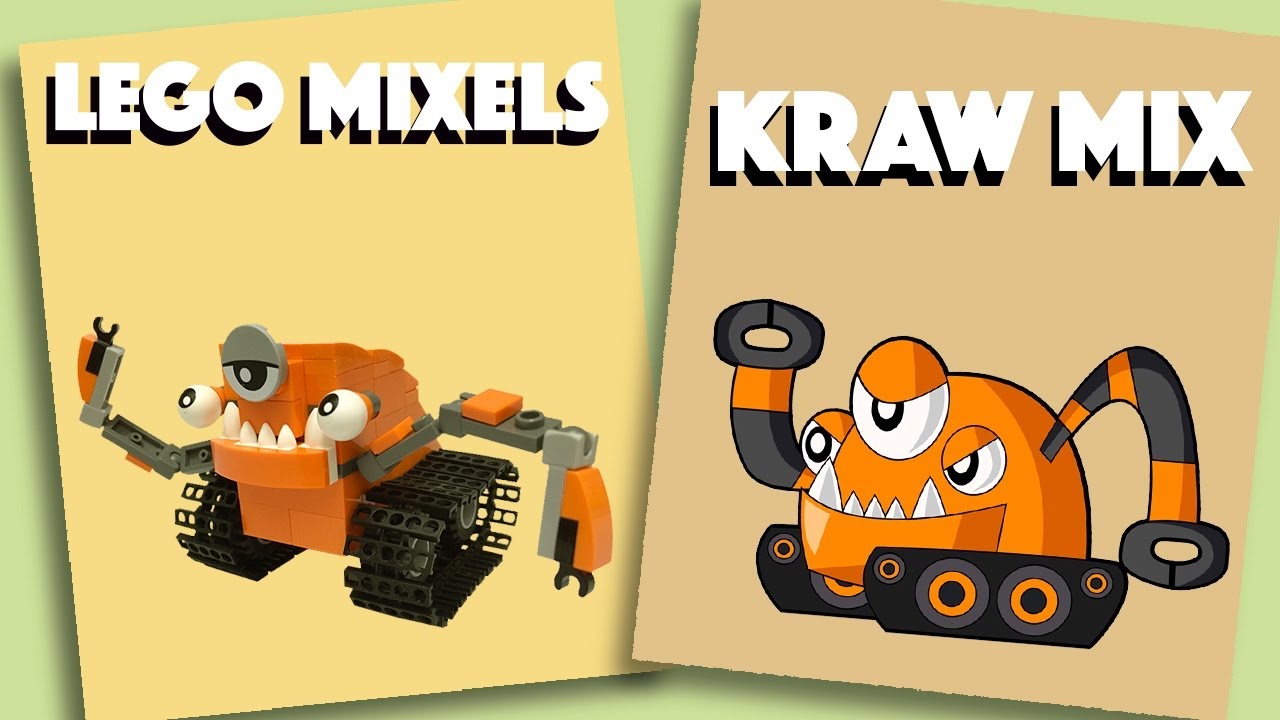 LEGO Mixels - Kraw Mix - Stop Motion Build (How to Build) - YouTube