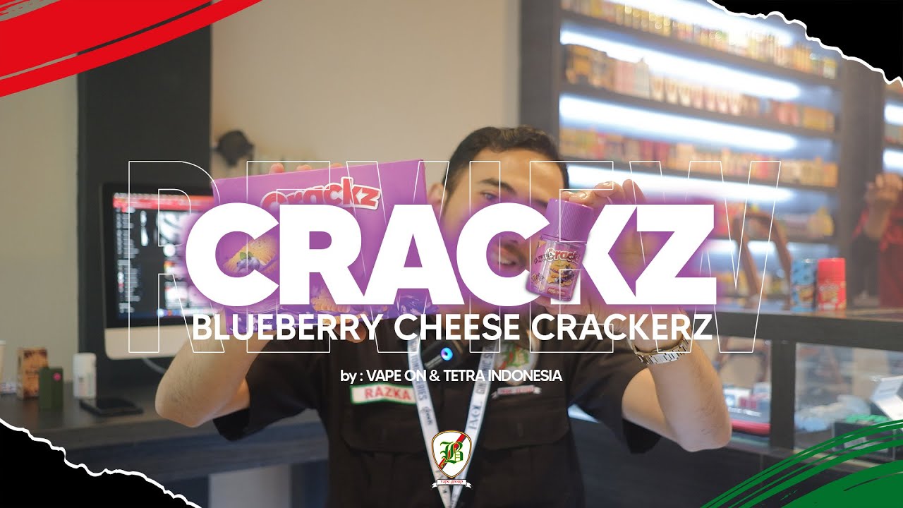 CRACKZ BLUEBERRY CHEESE CRACKERZ | BOGOR VAPE - YouTube