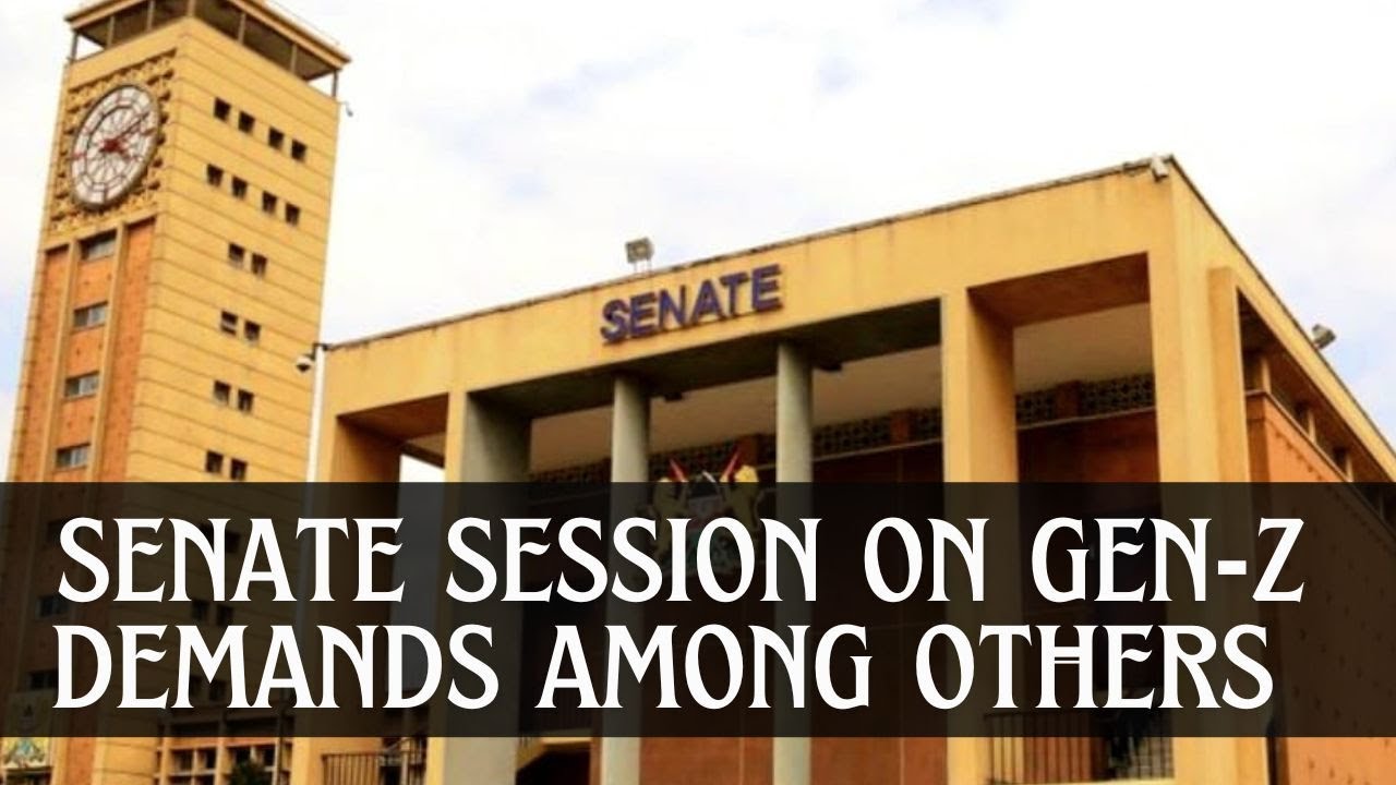 GEN-Z DEMANDS DOMINATE SENATE DISCUSSIONS - YouTube