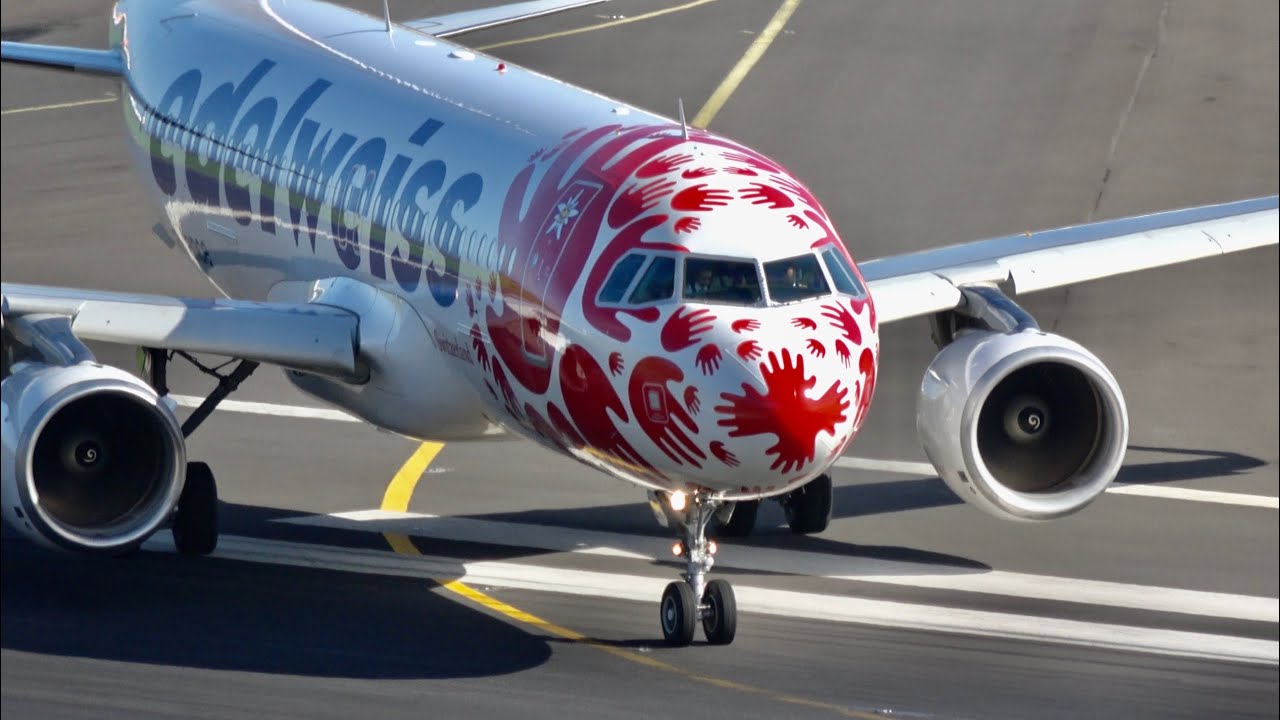 HELP ALLIANCE Livery - Edelweiss Airbus A320 at MADEIRA Airport - YouTube
