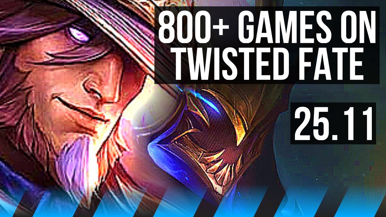 TWISTED FATE vs ZED (MID) | 35k DMG, 9/3/11, 800+ games | EUNE Master ...