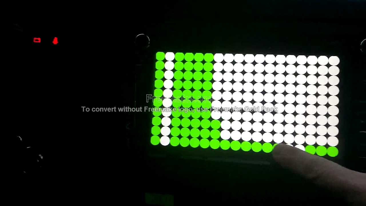 faulty touch screen digitizer on android car radio PX6 - YouTube