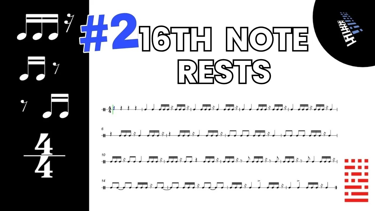 SILENCES in the 16th note Spectrum #2 | RHYTHM READING Exercises! - YouTube