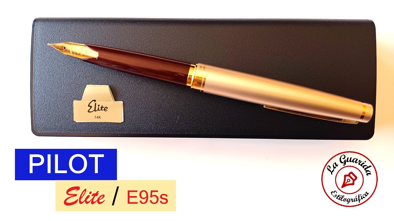 Pilot Elite / E95S - Plumín de oro asequible - YouTube