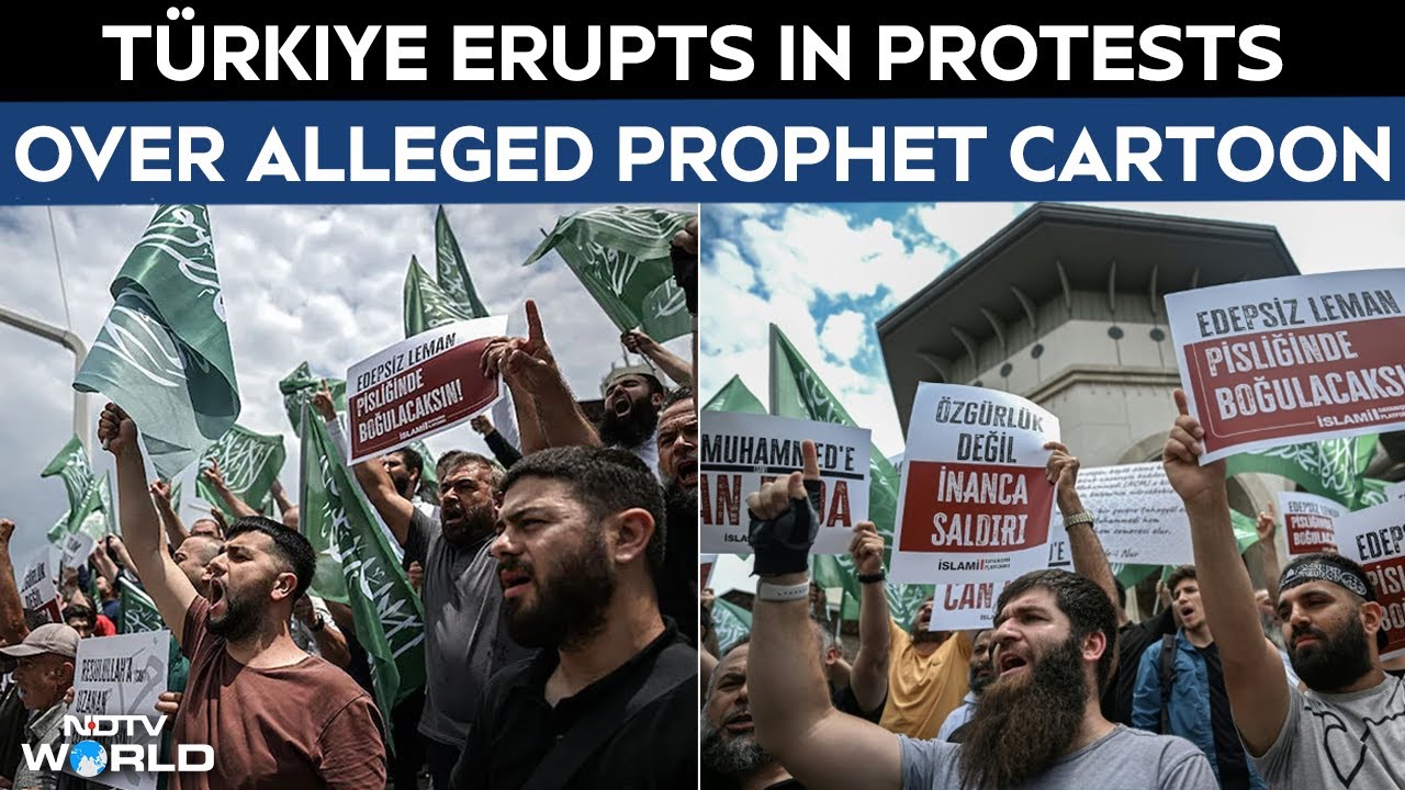 Istanbul Clashes | Arrests In Turkey Over Magazine Cartoon Allegedly ...