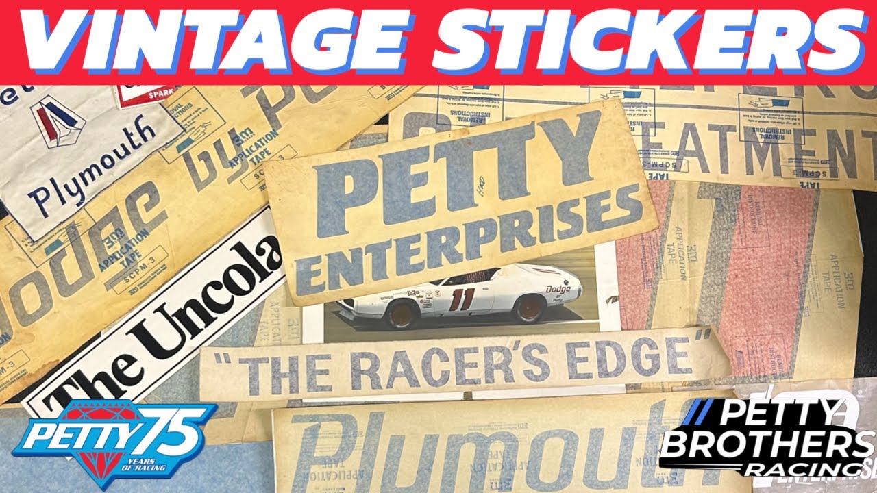 Vintage Petty Decal Finds - YouTube