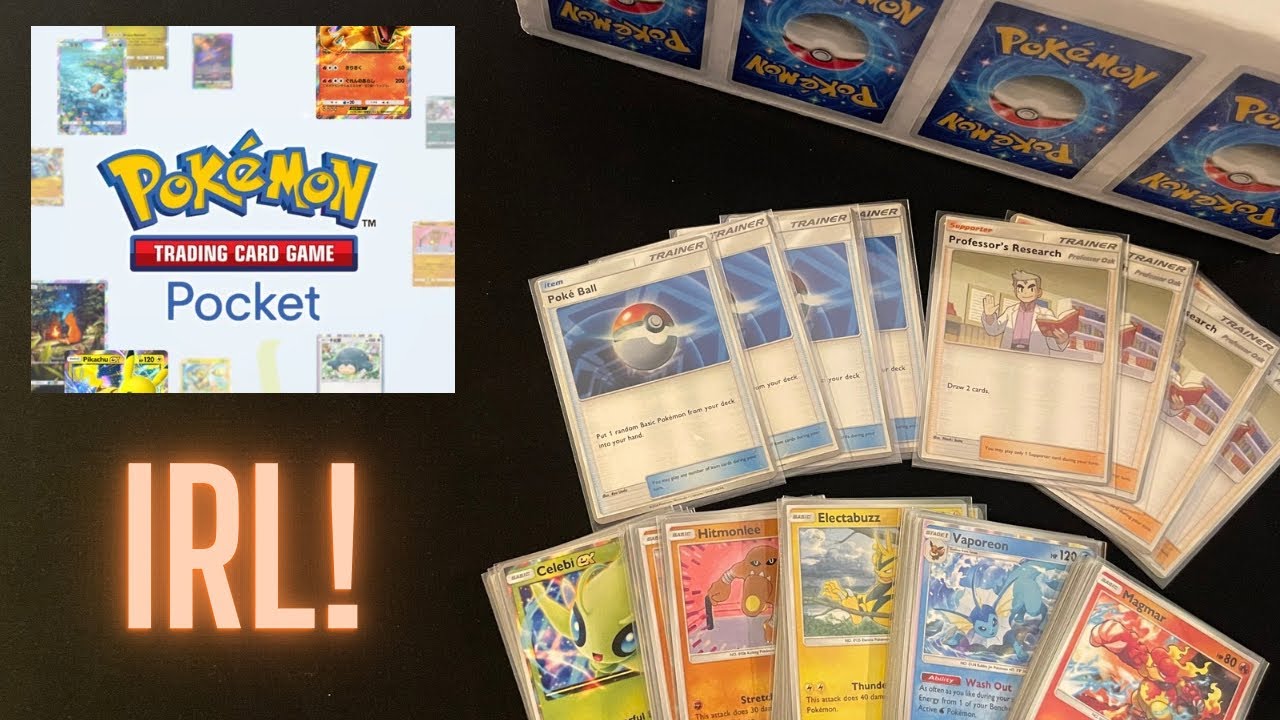 Pokemon TCG Pocket IRL?! The 1v1 draft cube! - YouTube